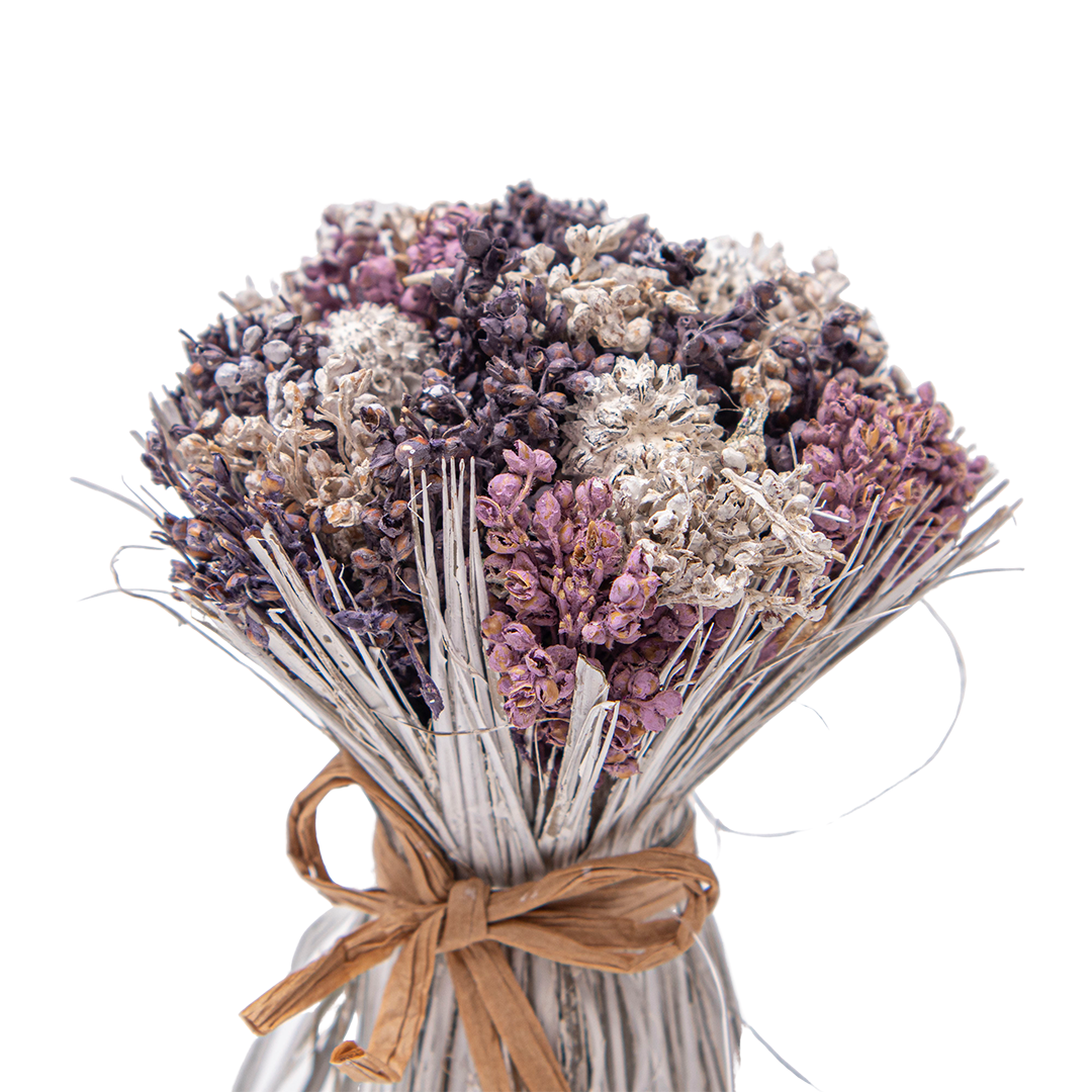 bouquet flor seca 15cm - Espaço Casa