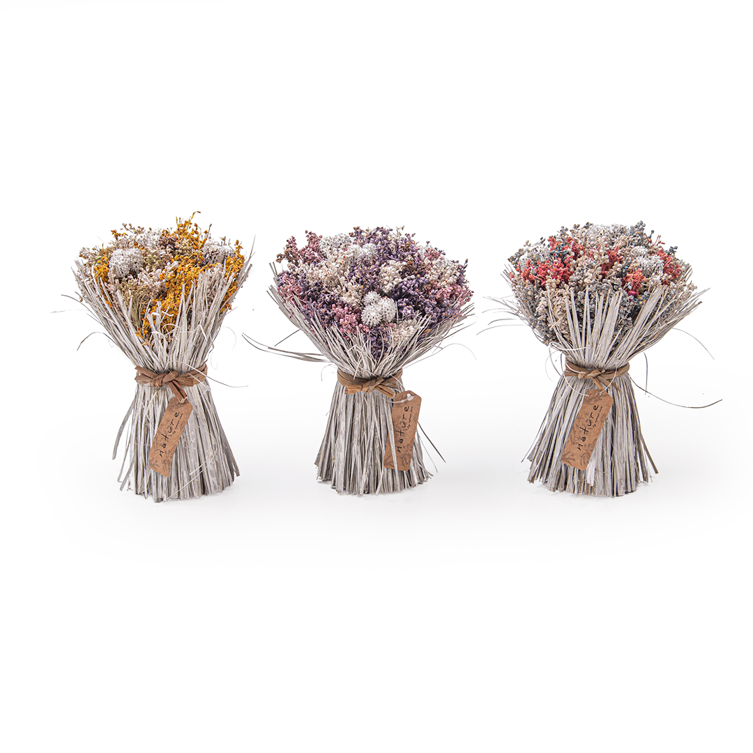 bouquet flor seca 24cm - Espaço Casa